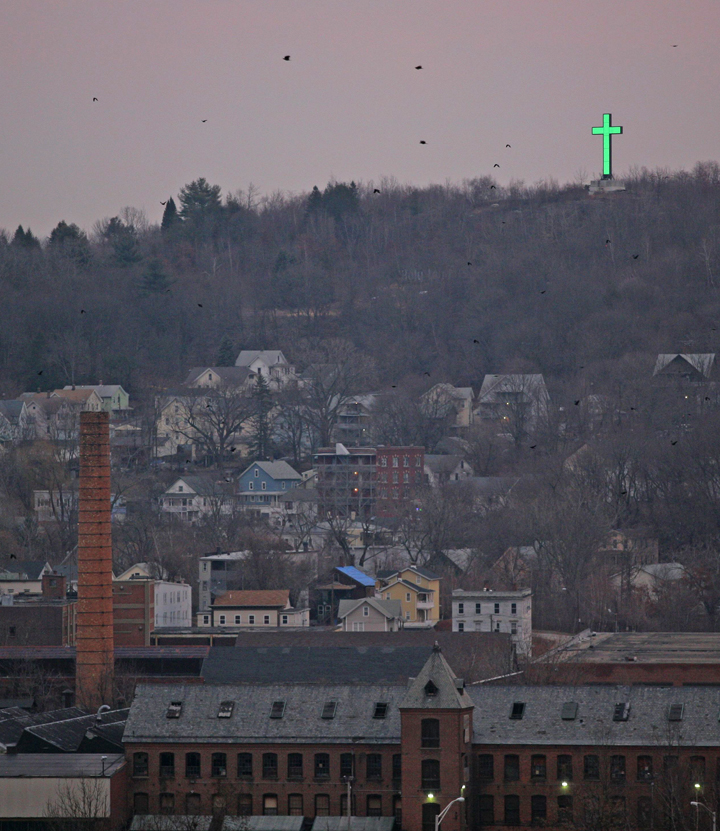 Cross Of Colors Now Green at Holy Land - The Waterbury Observer